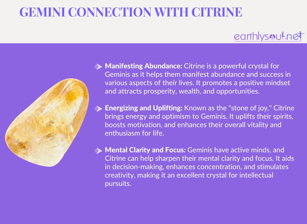 Crystals For Gemini: Channel Your Cosmic Energy and Dual Nature