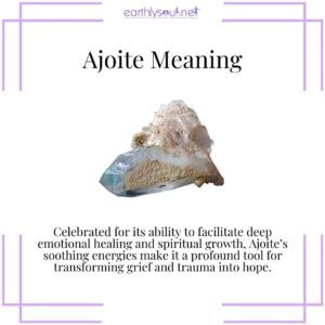 Ajoite Meaning: Nurturing Emotional Healing and Spiritual Growth