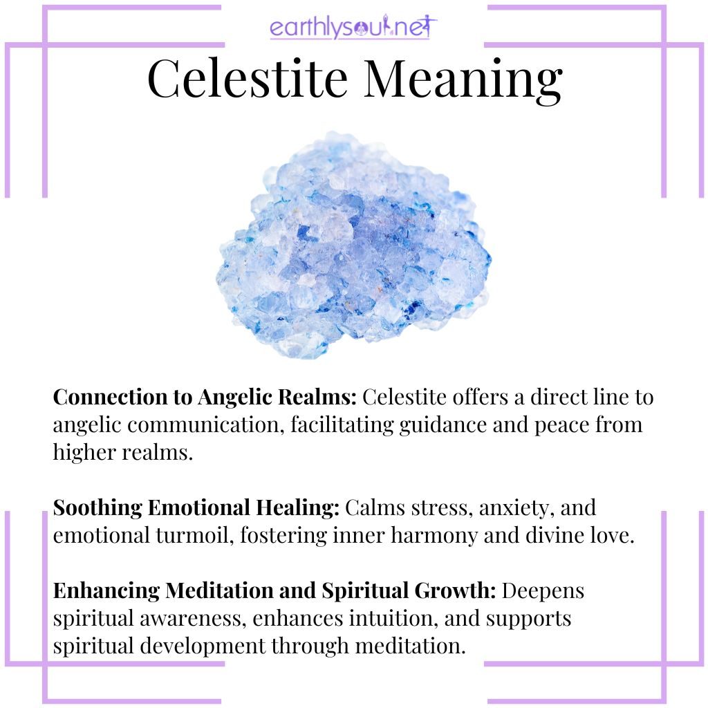 Celestite Meaning: A Gateway to Angelic Realms and Healing Energies