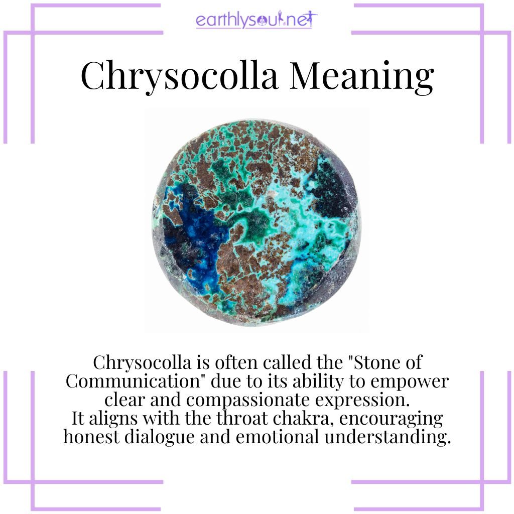 Chrysocolla Meaning: Embracing the Stone of the Goddess for Healing and ...