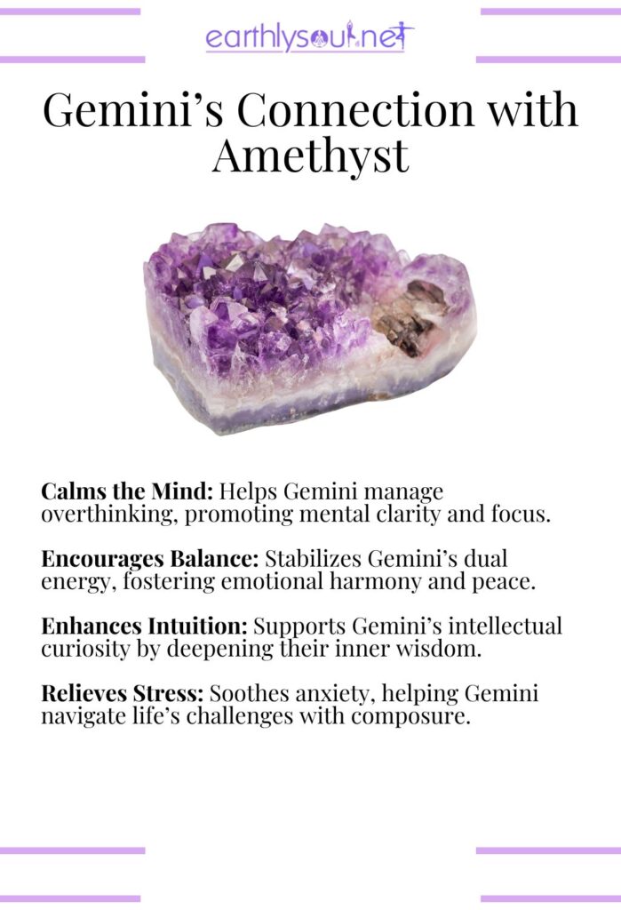 Crystals For Gemini: Channel Your Cosmic Energy and Dual Nature