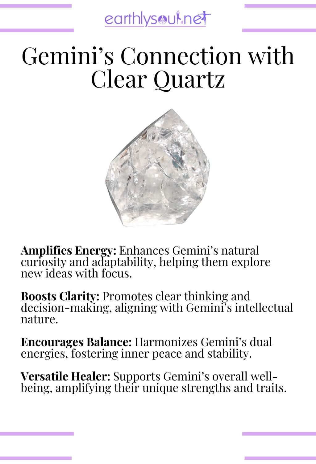 Crystals For Gemini: Channel Your Cosmic Energy and Dual Nature
