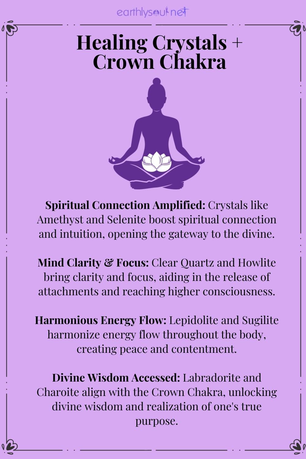 Crown Chakra Crystals: Connecting to the Divine with Sahasrara Stones