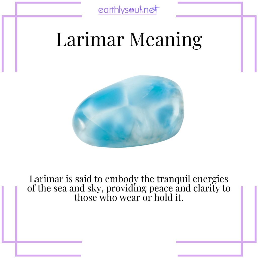 Larimar Meaning: Exploring the Calming and Mystical Powers of the ...