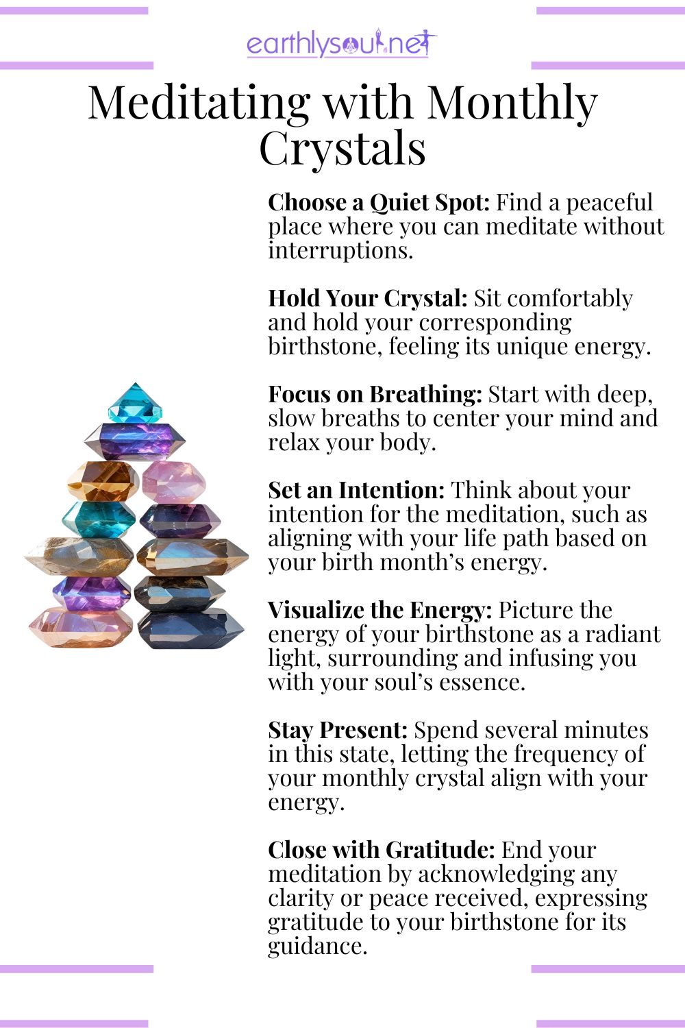 Spiritual Crystals By Month: How Each Month Speaks Through Crystal Energy