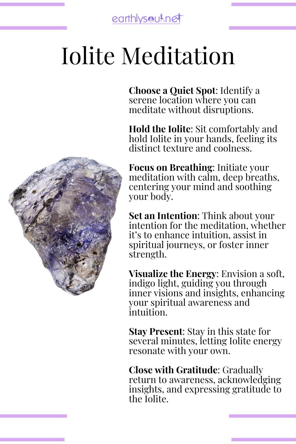 Iolite Meaning: Discovering the Visionary Stone's Healing Properties ...