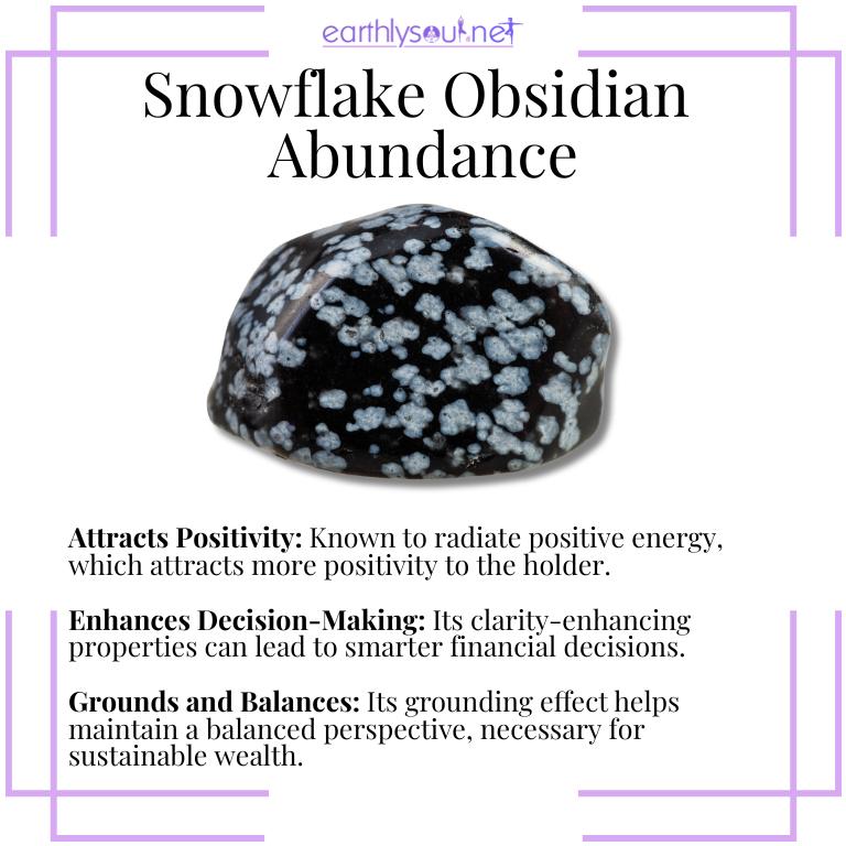 Snowflake Obsidian Meaning: Ultimate Guide To Balancing The Mind, Body ...