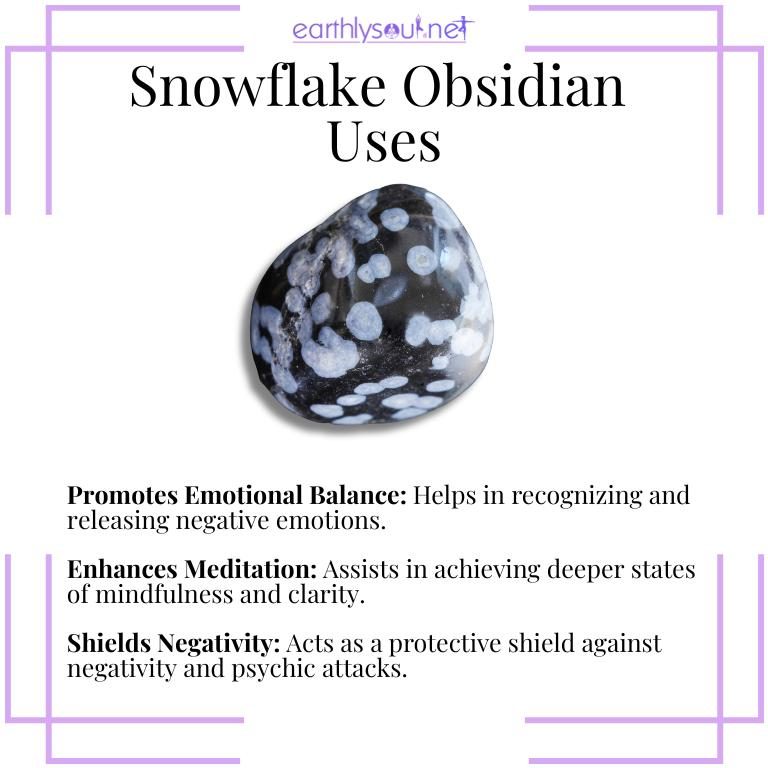 Snowflake Obsidian Meaning: Ultimate Guide To Balancing The Mind, Body ...